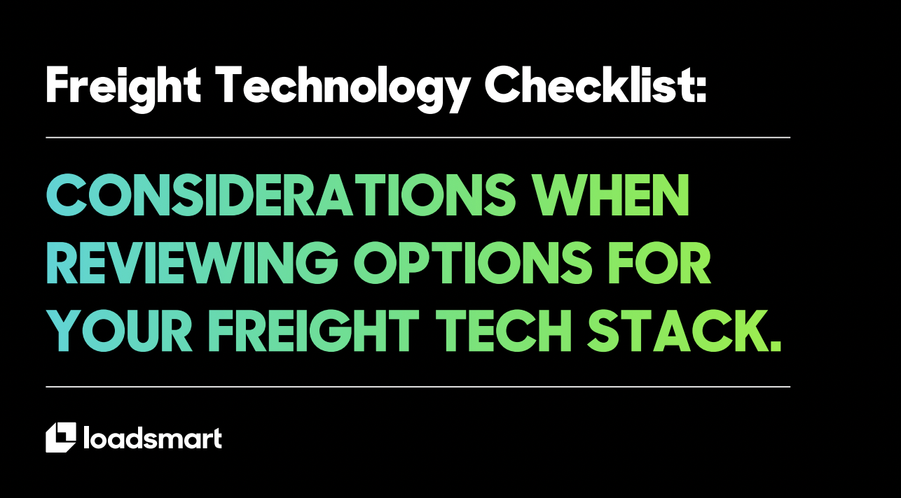 Unlock Success with Our Freight Tech Checklist!